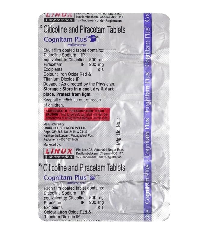 COGNITAM PLUS TABLET | View Uses, Side Effects, Price